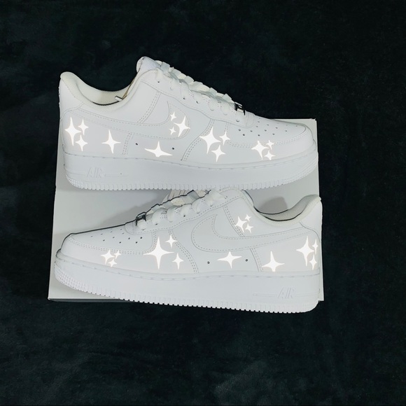 Nike | Shoes | Reflective Star Airforce | Poshmark